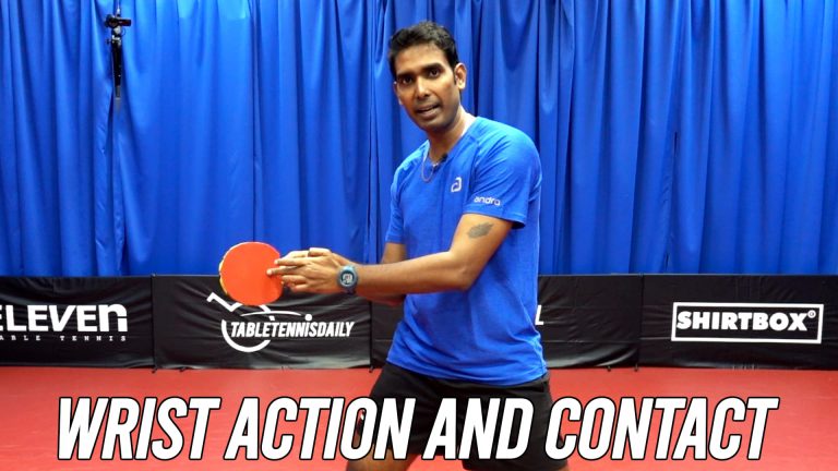 Importance Of Wrist Action & Contact - TableTennisDaily Academy